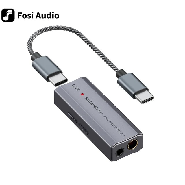Fosi Audio DS2 2024 ใหม่ Mini Audio USB DAC เครื่องขยายเสียงหูฟัง DSD ...