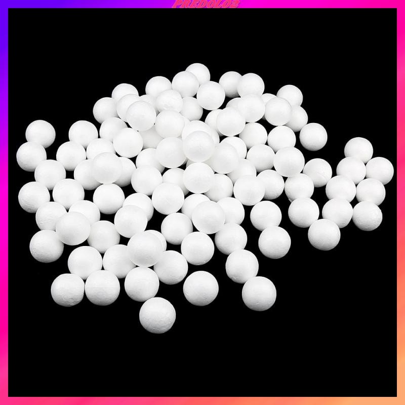 [Predolo2] 100 Pack 25mm Modelling Polystyrene Foam Ball Solid Balls ...