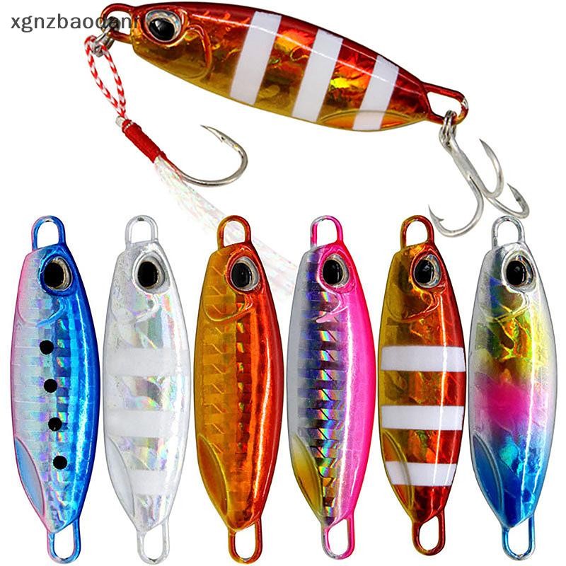 Xgn โลหะ Jig ช้อน Lure เหยื่อประดิษฐ์ Shore ช้า Jigging Bass Fishing Tackle 10g 15g 20g 30g 40g ...