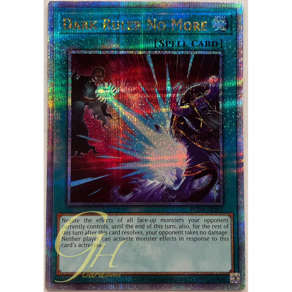 Yugioh [RC04-AE061] Dark Ruler No More (Quarter Secret Rare) | Shopee Thailand