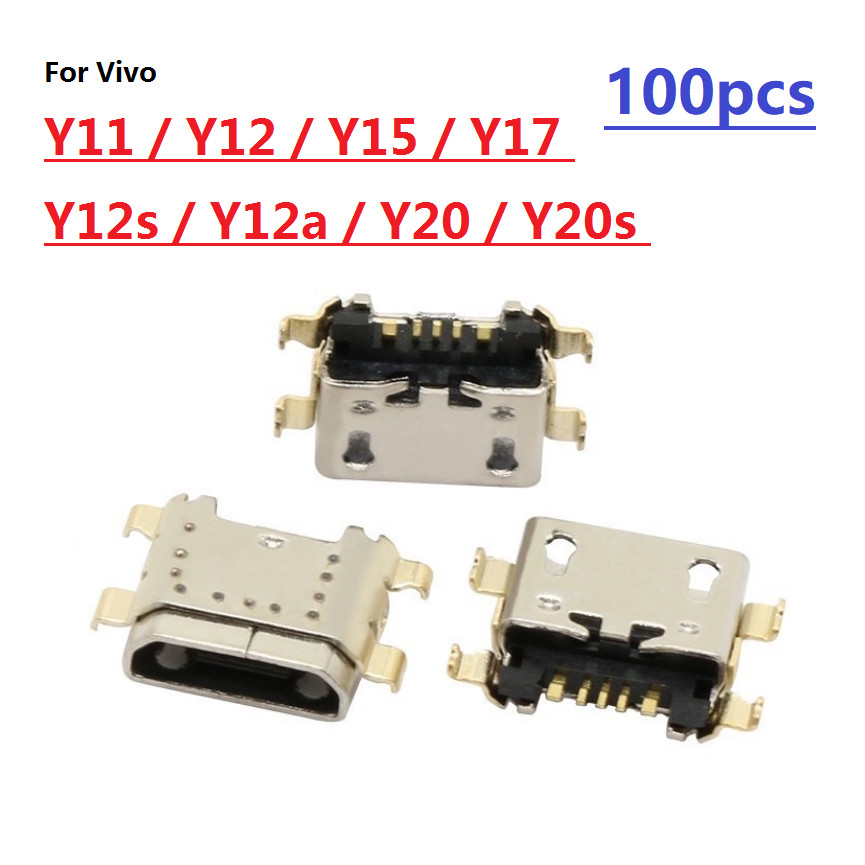 &Mico ปลั๊ก USB ชาร์จ Pin Charger Port Connector สําหรับ Vivo Y11 / Y12 ...