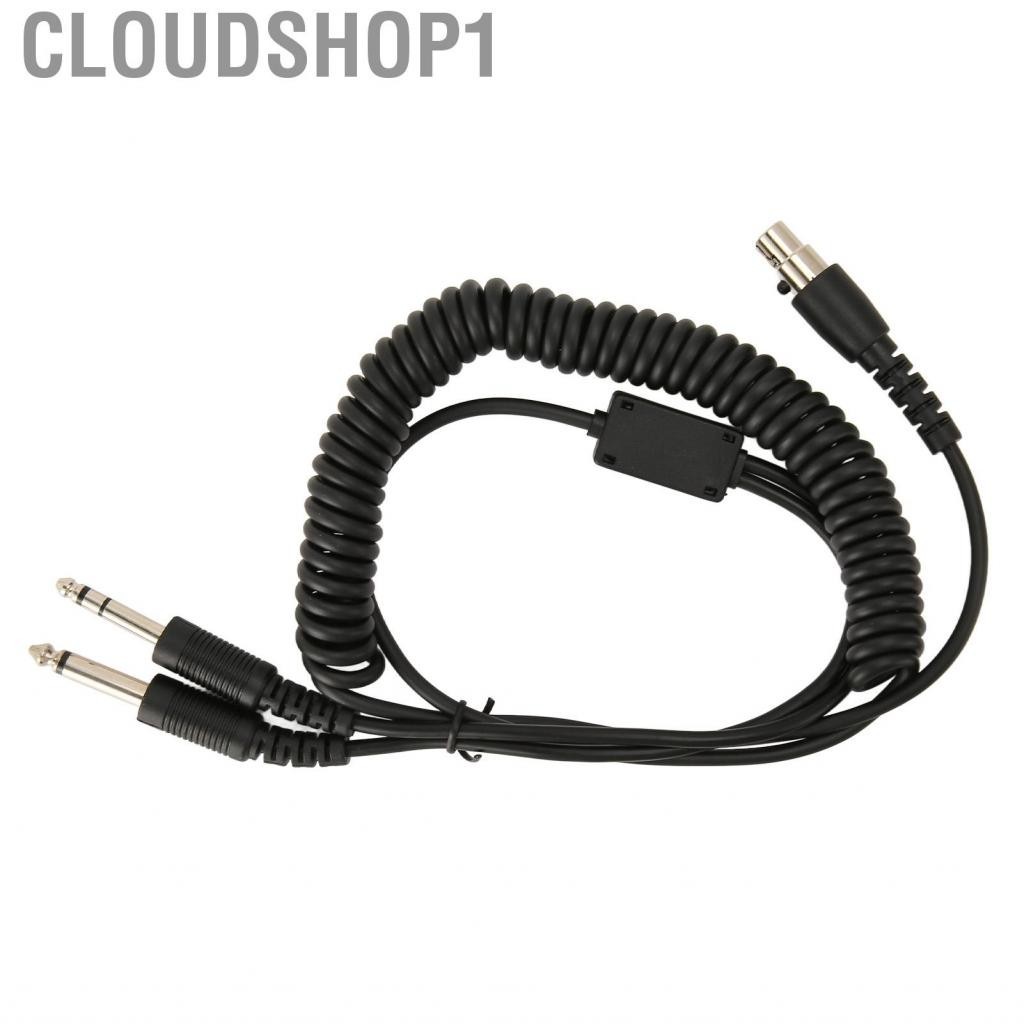 Cloudshop1 General Aviation Headset Adapter Cable Mini XLR To GA Dual ...