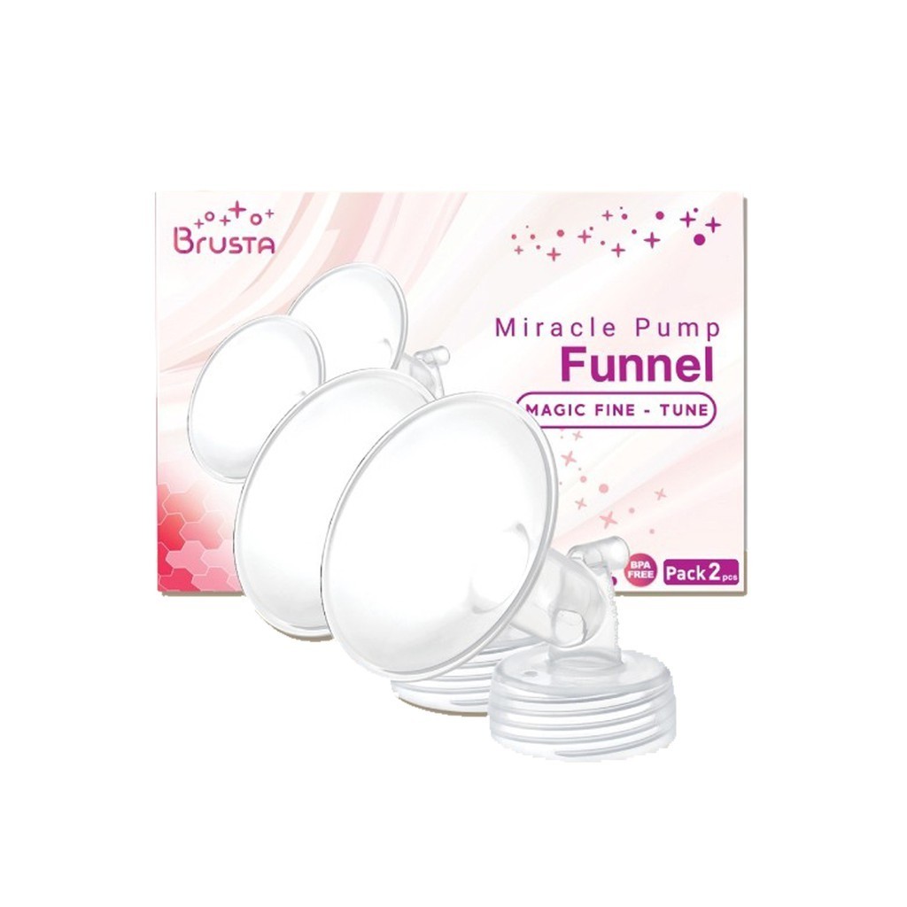 Brusta Magic Fine-Tune อะไหล่เครื่องปั๊มนม Brusta กรวยปั๊มนม 4ขนาด 19, 21, 24, 27mm พอดีหัวนม ...