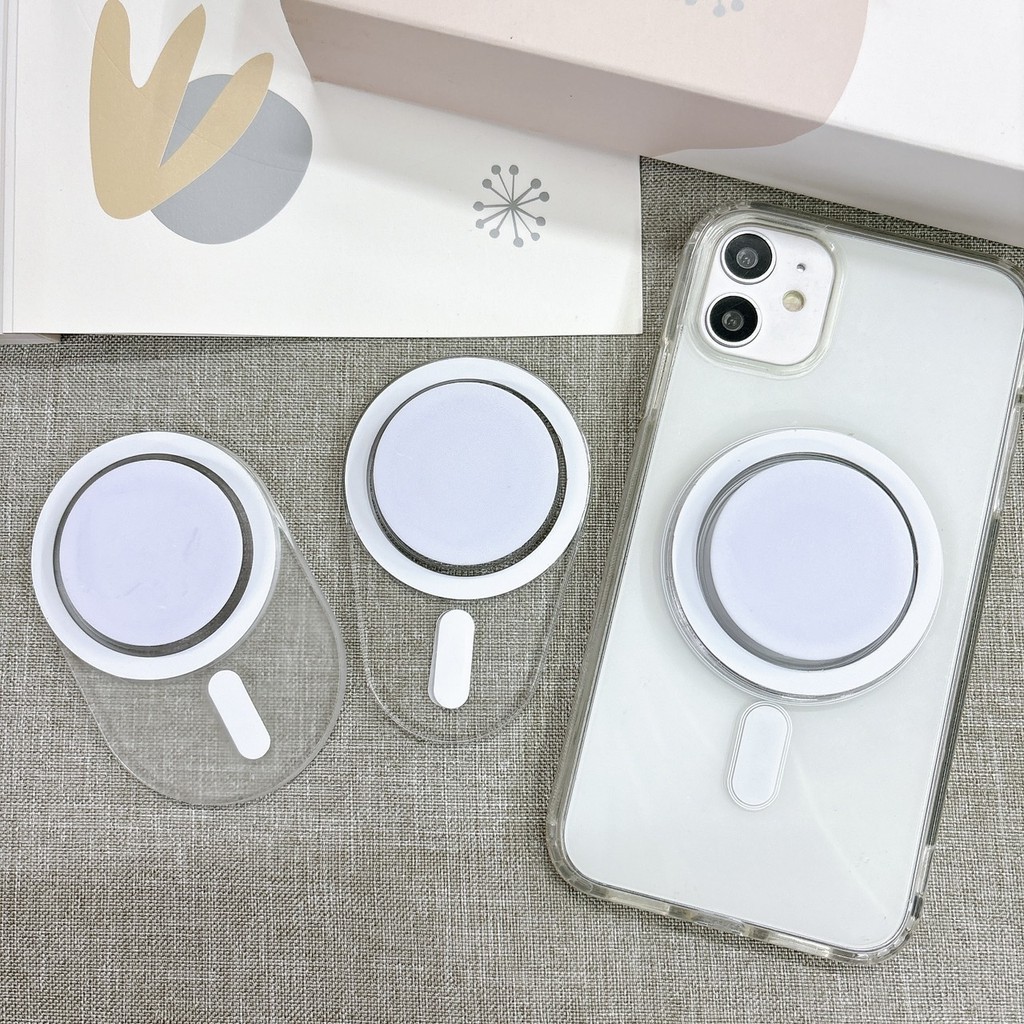 Magnet Griptok กริ๊บต๊อกแม่เหล็ก Magsafe แบบเปล่า สีขาว ที่ติดโทรศัพท์ ...