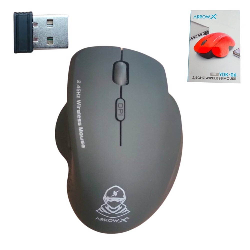 เม้าส์ไมโคร ARROW X YDK-G6 WIRELESS MOUSE เมาส์เพื่อสุขภาพ เมาส์ไร้สาย ...