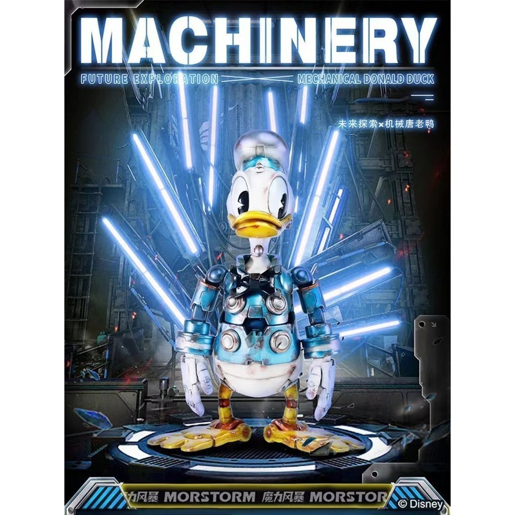 ของแท้ที่ได้รับอนุญาต MORSTORM Retro Mechanical Donald Duck Disney อิน ...