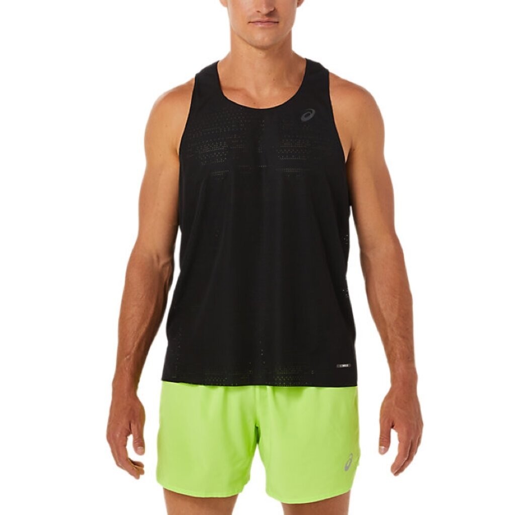 เสื้อวิ่ง ASICS Ventilate Running Singlet ‘BLACK’ (S,M) | Shopee Thailand