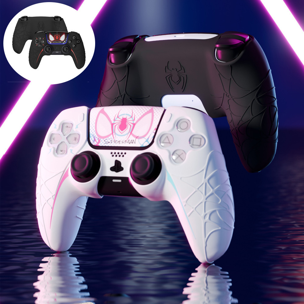 Playstation 5 เคสซิลิโคน กันลื่น สําหรับจอยสติ๊ก PS5 พร้อมฝาครอบปุ่มกด ...