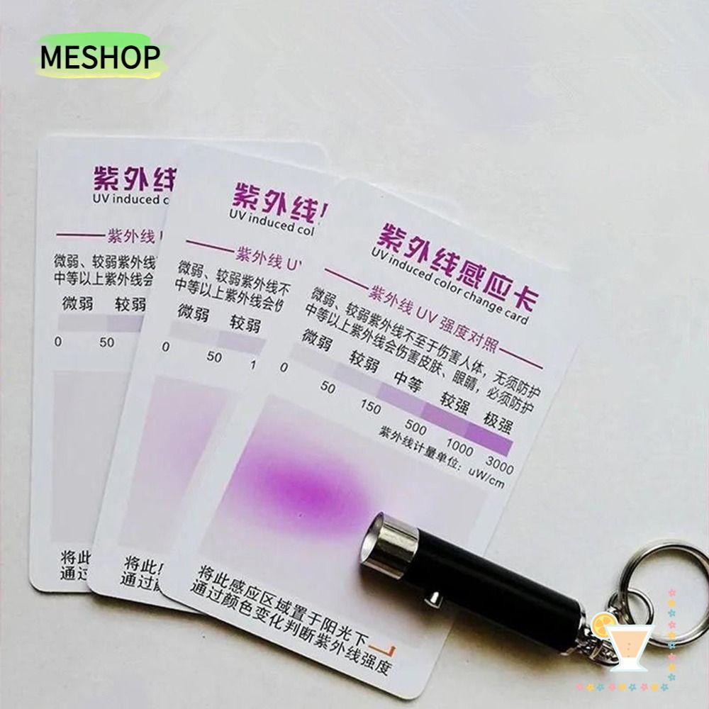 Me 1/5/10PCS การ์ดป้องกันแสงแดด, ป้องกันน้ําหนักเบา UV Sensor Card ...