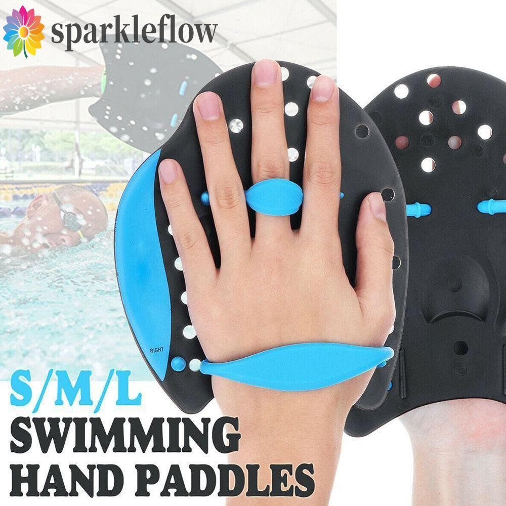 Sparkleflow พายว่ายน้ํามือผู้ชายปรับนิ้ว Webbed Paddle เด็กมือ Webbed 1 คู่ดําน้ําปาล์ม | Shopee ...