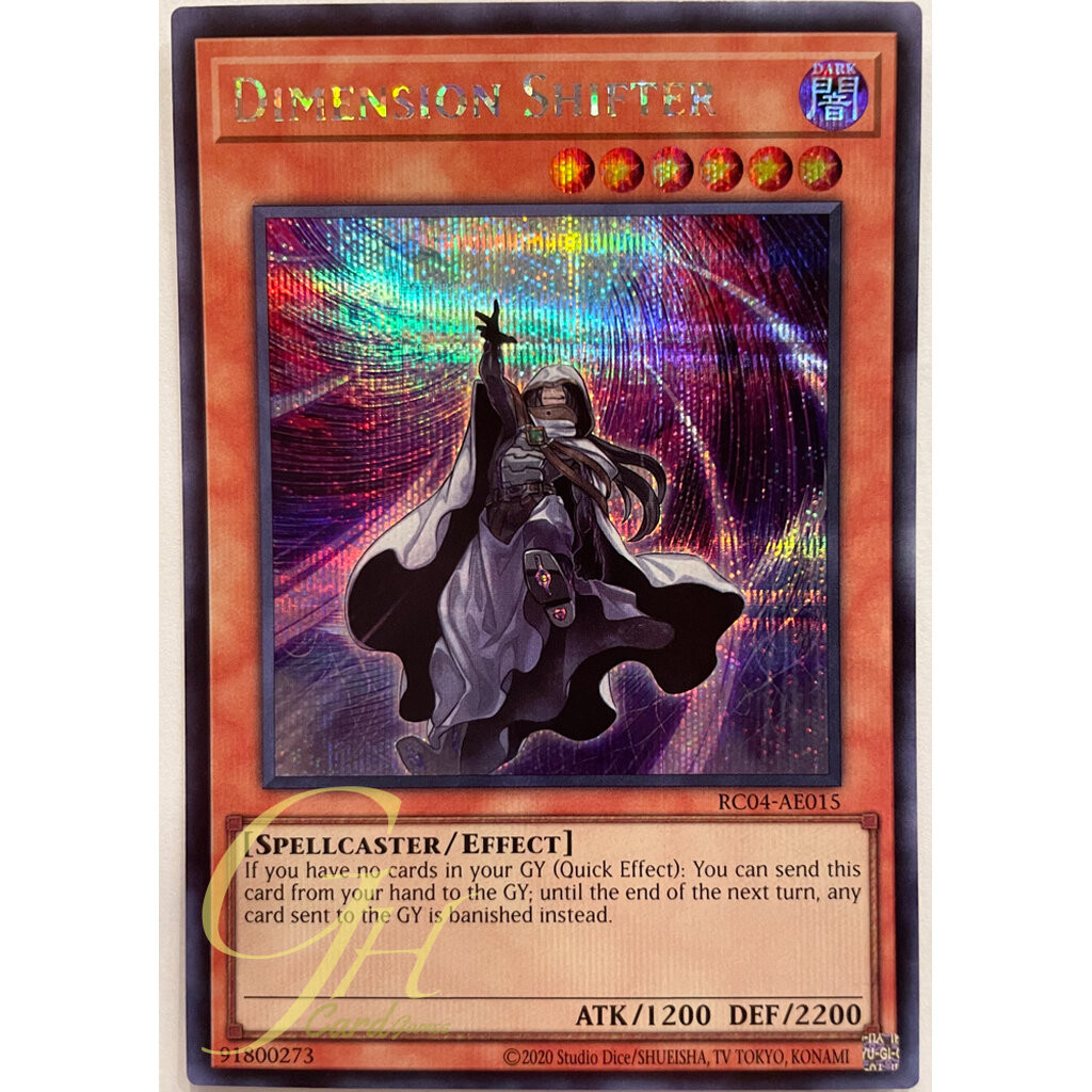 Yugioh [RC04-AE015] Dimension Shifter (Secret Rare) | Shopee Thailand