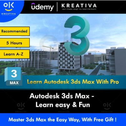 Video Course- Autodesk 3ds Max - Learn easy | Learn 3D Max, 3Ds Max,3ds ...