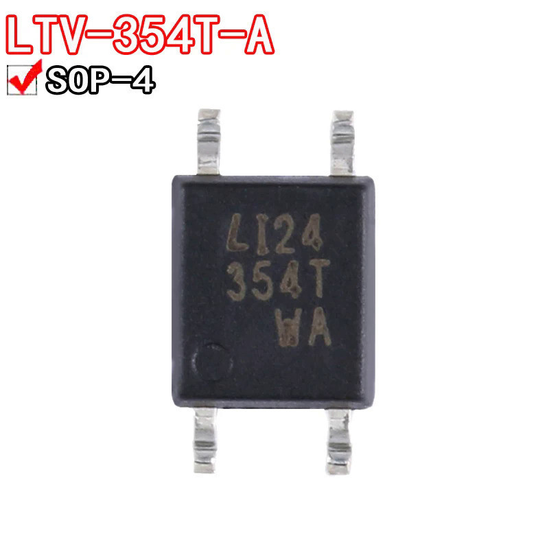 ออปโต้คัปเปลอร์ เอาท์พุทโฟโตอิเล็กทริก LTV-354T-A SOP4 LTV354 EL354 20 ...