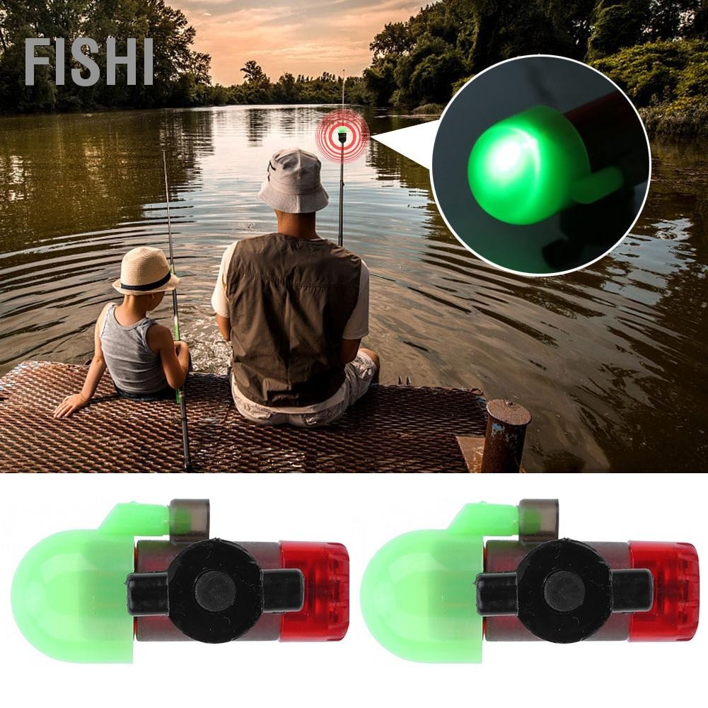 Fishi 2 ชุด Night Fishing Sensor Light Rod Alarm LED สัญญาณ Sensitive ...