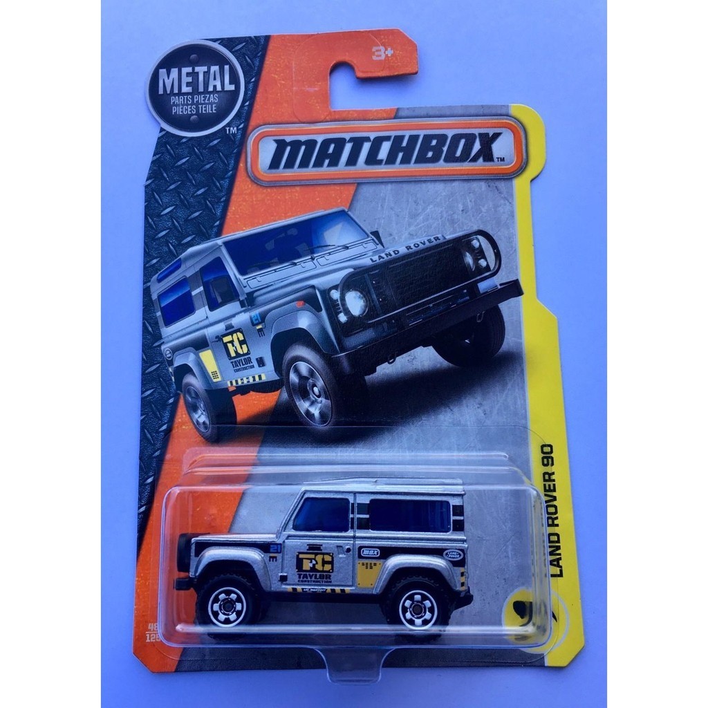 Matchbox Land Rover Defender 90 รุ่นพิเศษ สีเงิน 2017 48 # | Shopee ...