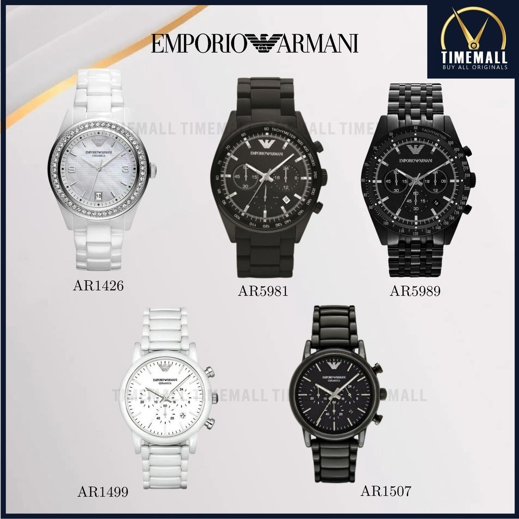 Emporio Armani นาฬิกาข้อมือผู้ชาย รุ่น AR1426 AR5981 AR5989 AR1499 ...
