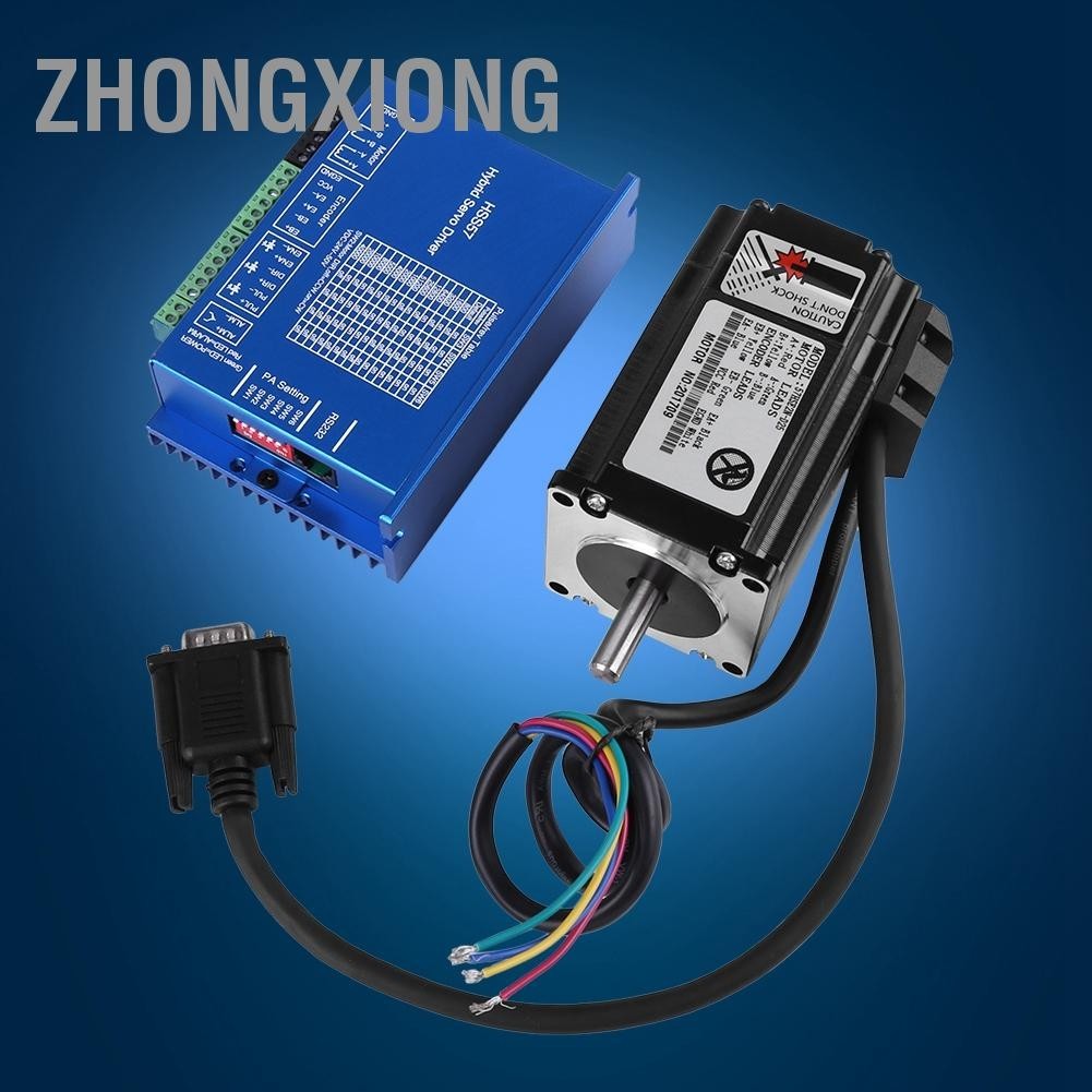 ZhongXiong HSS57 Hybrid Servo Driver และ 57HSE2N-D25 Nema 23 ปิด loop ...