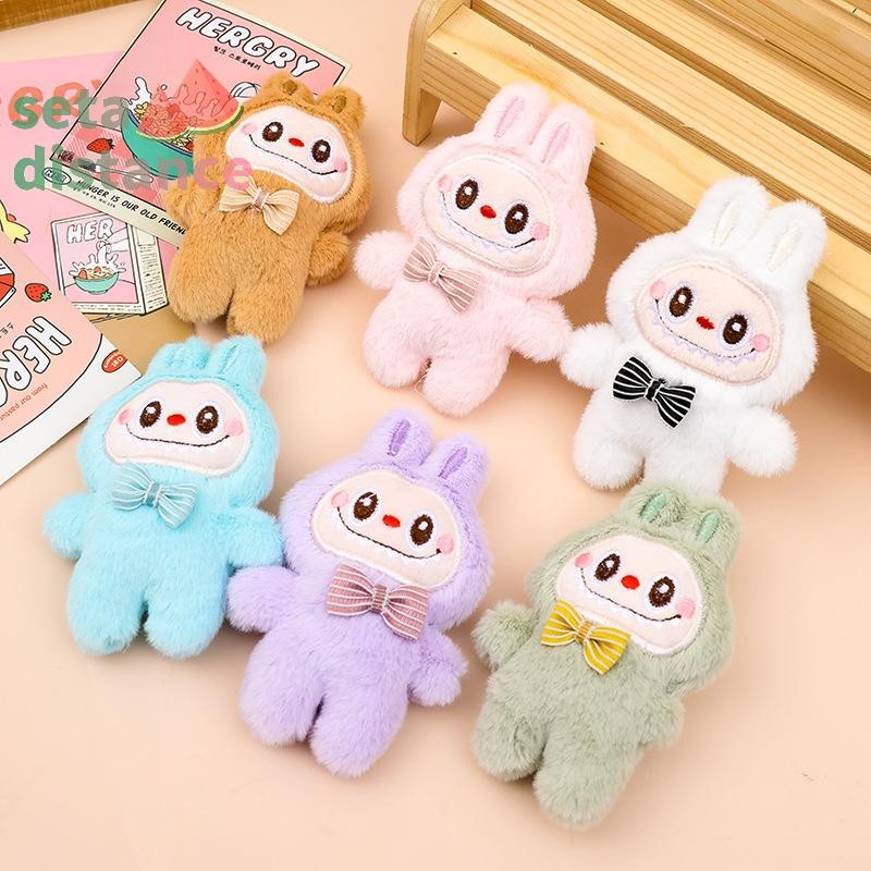 [Setad] การ์ตูน Labubu ของเล่นตุ๊กตาตุ๊กตาพวงกุญแจ Kawaii อะนิเมะจี้พวง ...