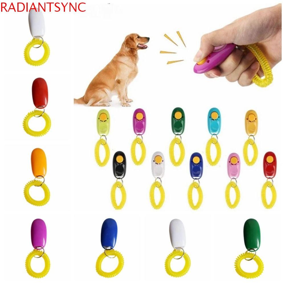 Radiantsync Pet Tranining Clicker ของเล่นคลิกสุนัขแบบพกพาหลายสี ...