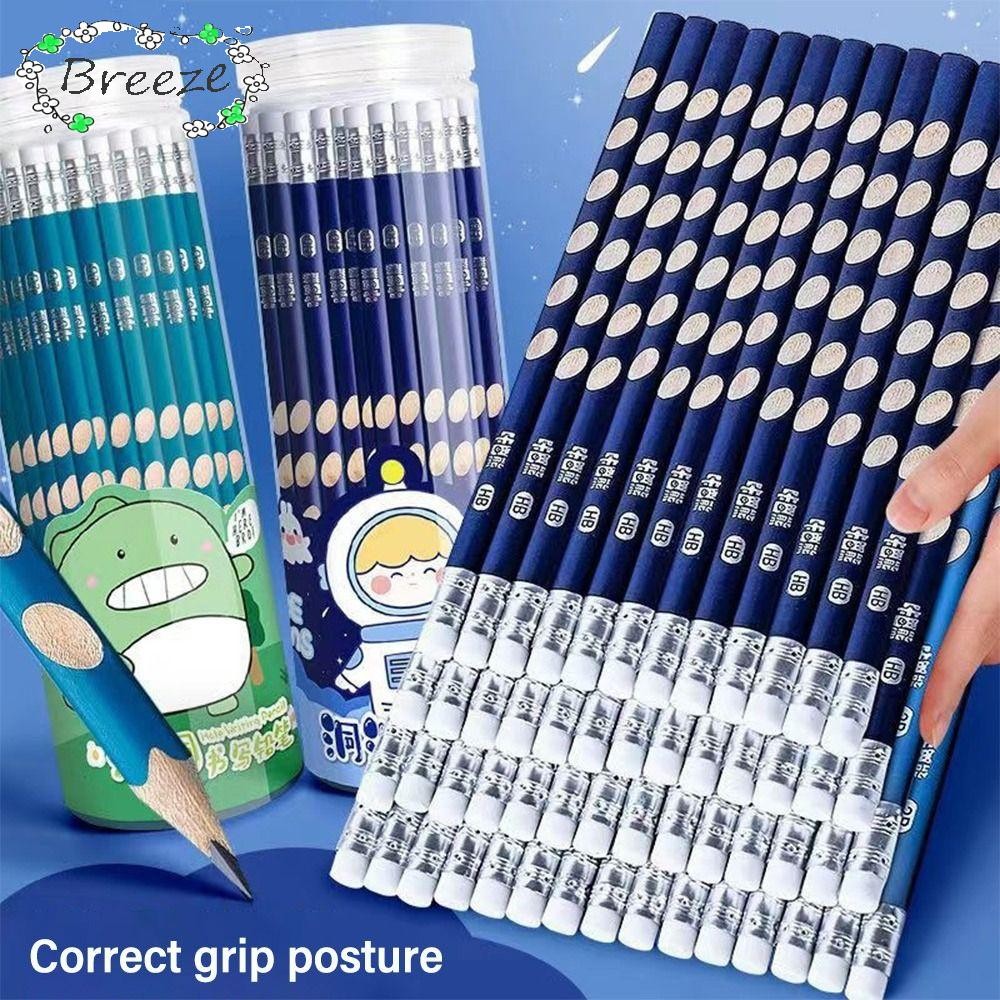 Breeze 12/50PCS ดินสอ, Professional 2B/HB 2B ดินสอ,แบบพกพาสอบเฉพาะท่า ...