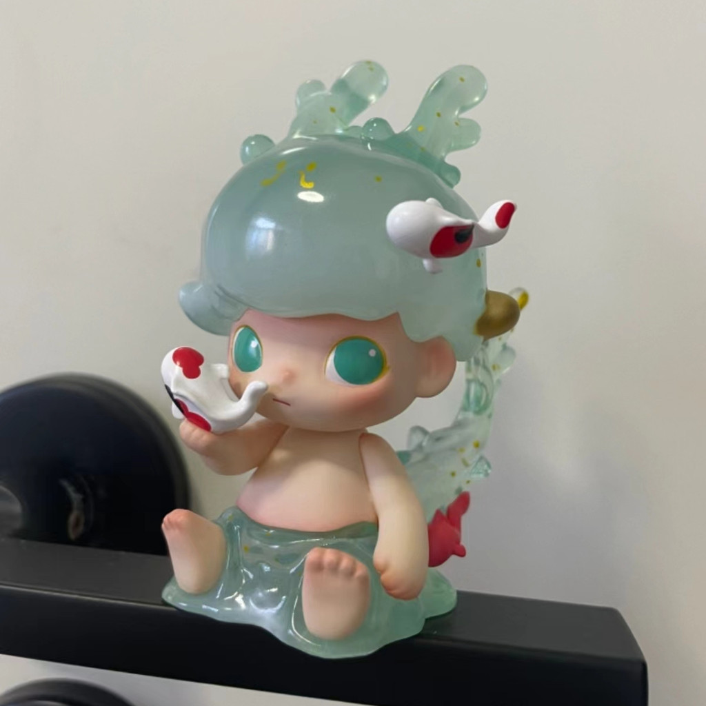 [ ของแท้ ] POPMART Loong Presents The Treasure Series Blind Box ตุ๊กตา ...