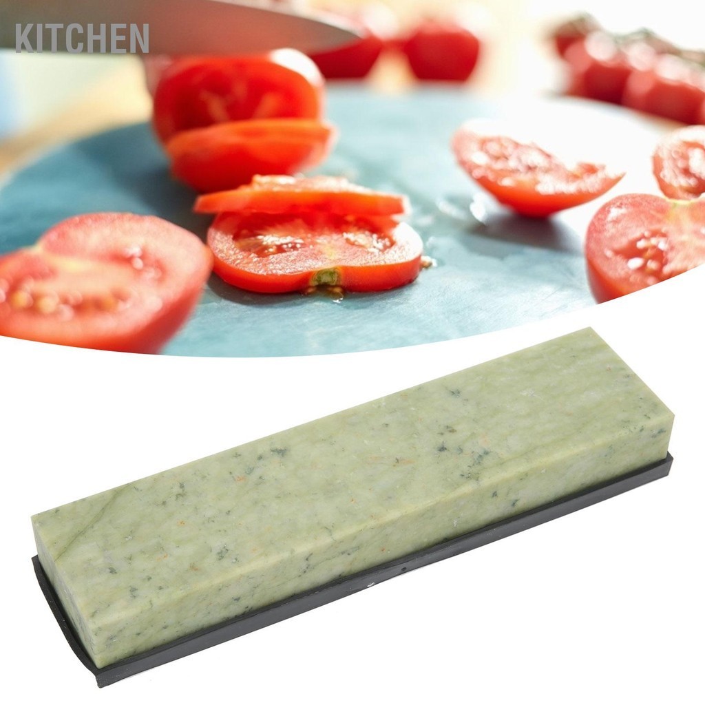 Kitchen 10000 Grits Whetstone Natural Greenstone มีด Grindstone บ้าน ...