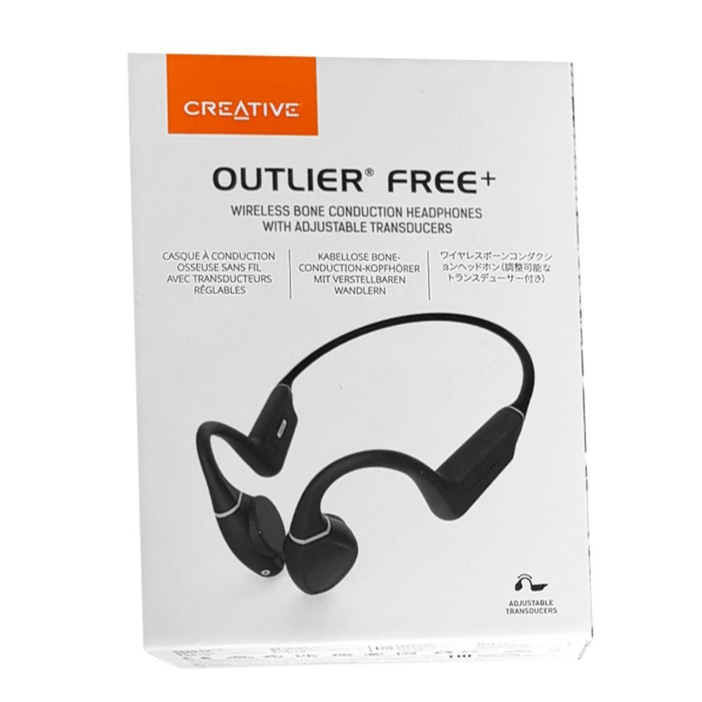 Creative Outlier Free+ (Black) Wireless Bone Conduction Headphones ...