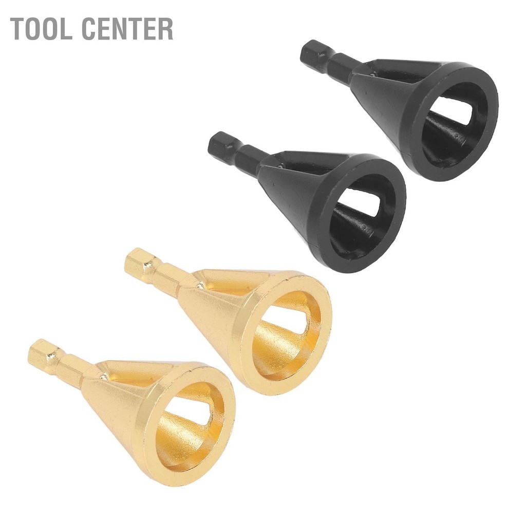 Tool Center 2pcs ขัดภายนอก Chamfer เครื่องมือลบ Burr QUICK RELEASE HEX ...