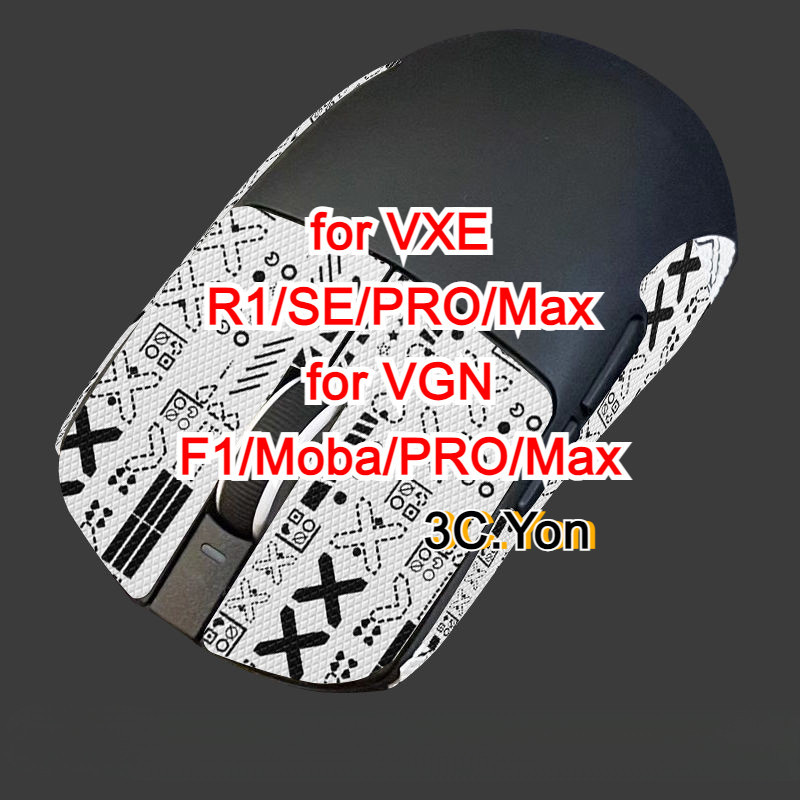 สติกเกอร์เทปพันเมาส์ กันลื่น กันเหงื่อ สําหรับ VXE R1 SE PRO Max VGN F1 ...
