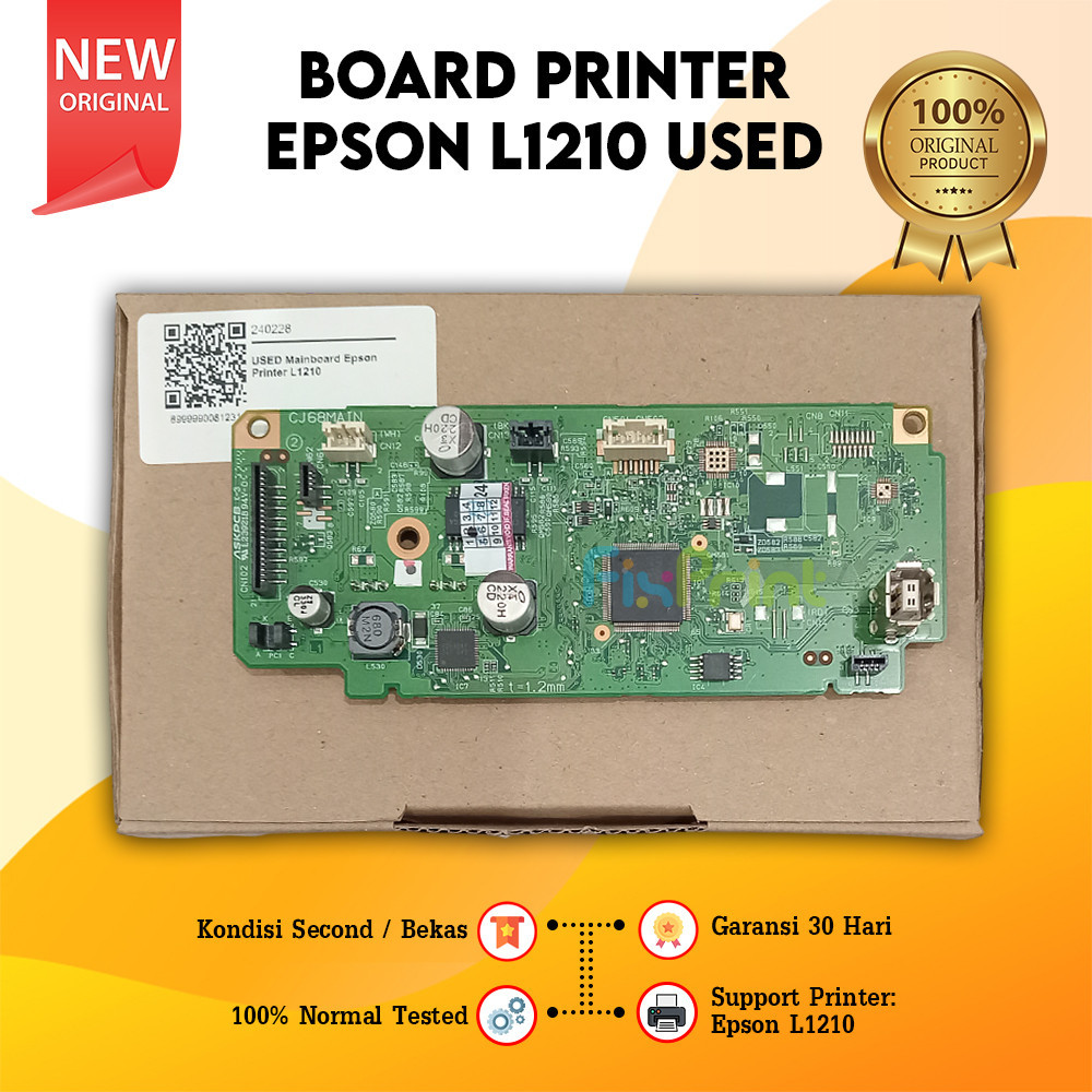 Epson L1210 Printer เมนบอร์ดบอร์ด L 1210 Used ปกติทดสอบเหมือนใหม่ ...