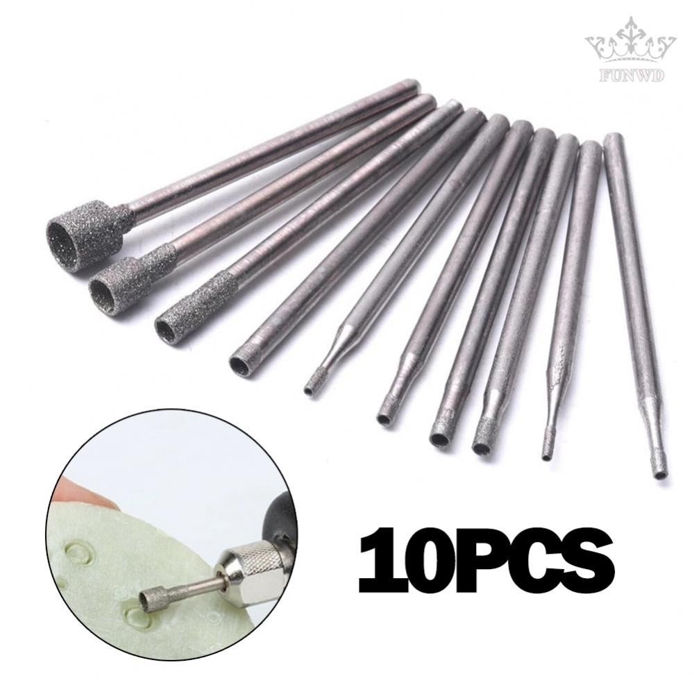 -New In April-Precision Diamond Grinding Head Rotary Tool 10Pcs Set 2 ...