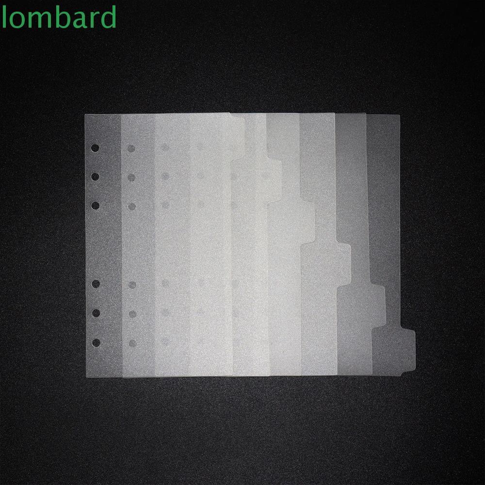 Lombard Binder Index Dividers 6 ชิ้น/12 ชิ้น Creative Notebook สติกเกอร ...