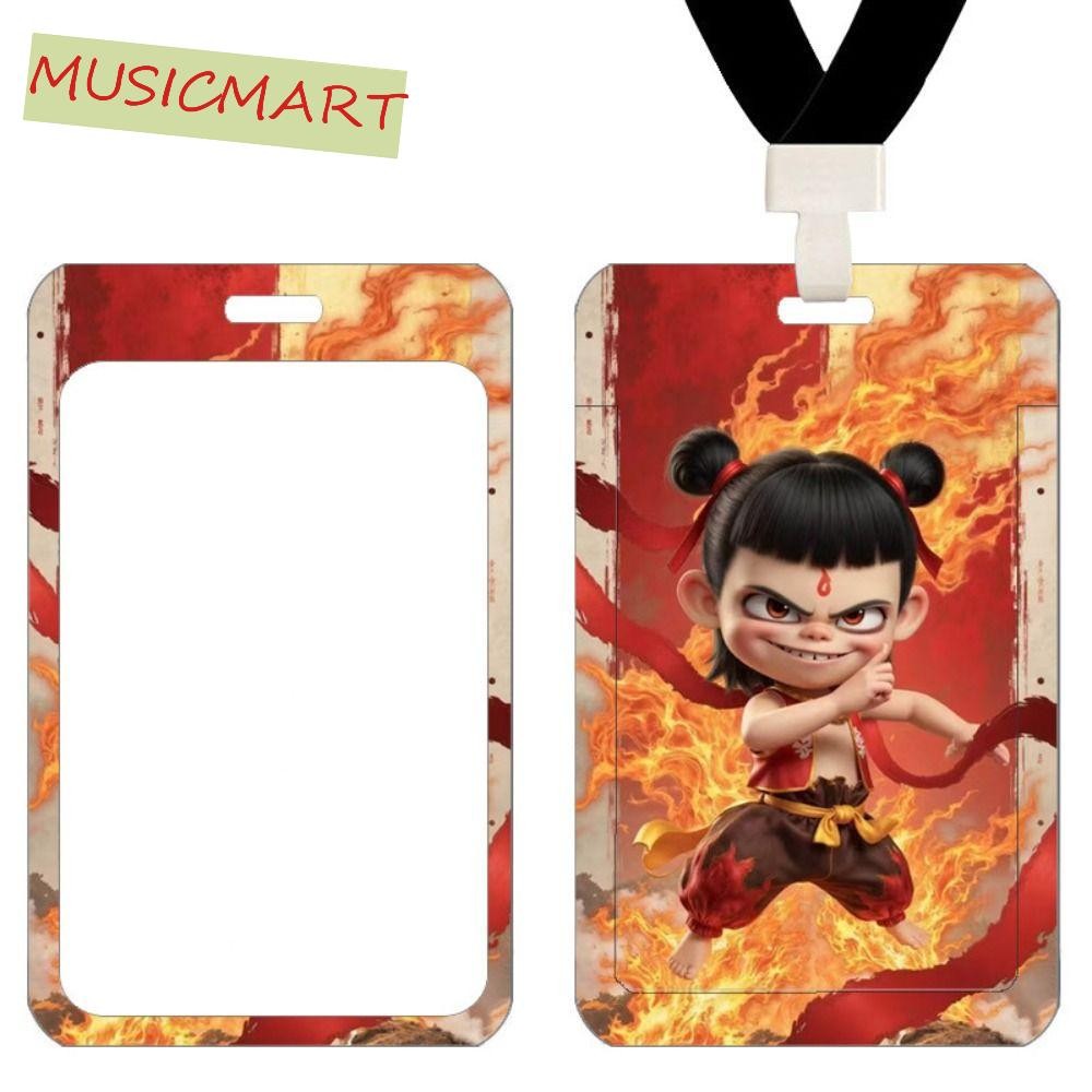 Musicmart Nazha2 การ์ดป้องกัน, การ์ตูนแขวนเชือกเส้นเล็กผู้ถือบัตรรถบัส ...