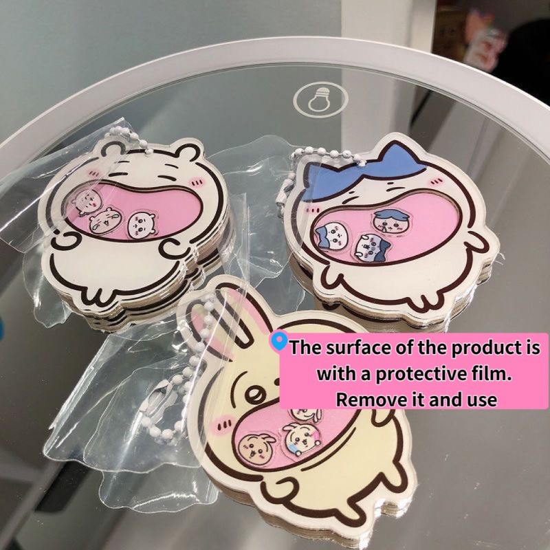Mezzanine Chikawa USAGI Hachiware อะคริลิค Key Chain จี้ภาพเคลื่อนไหว ...