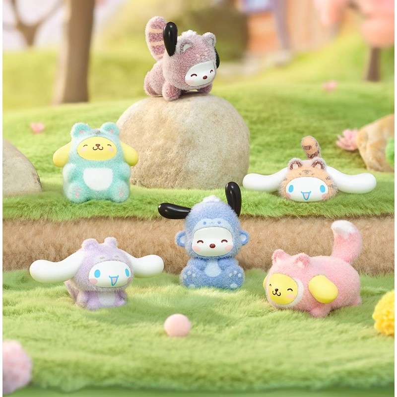 ตัวละคร Sanrio Dog Forest Friends Series Flocking Mini Bean Ornament ...
