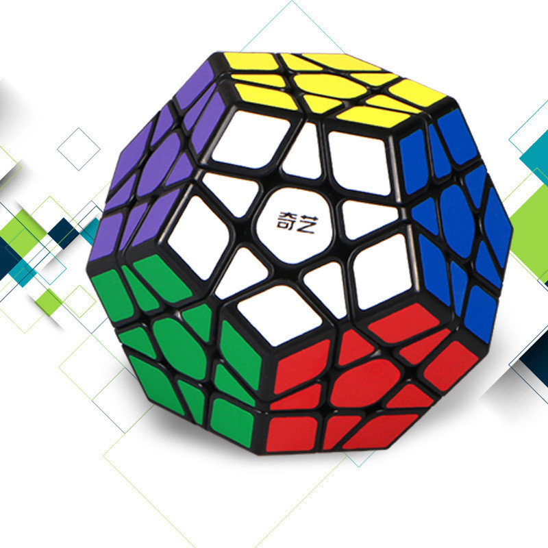 Qiheng ห้า Rubiks Cube สติกเกอร์รุ่น Qiyi Professional ระดับ 3 5 Rubiks ...