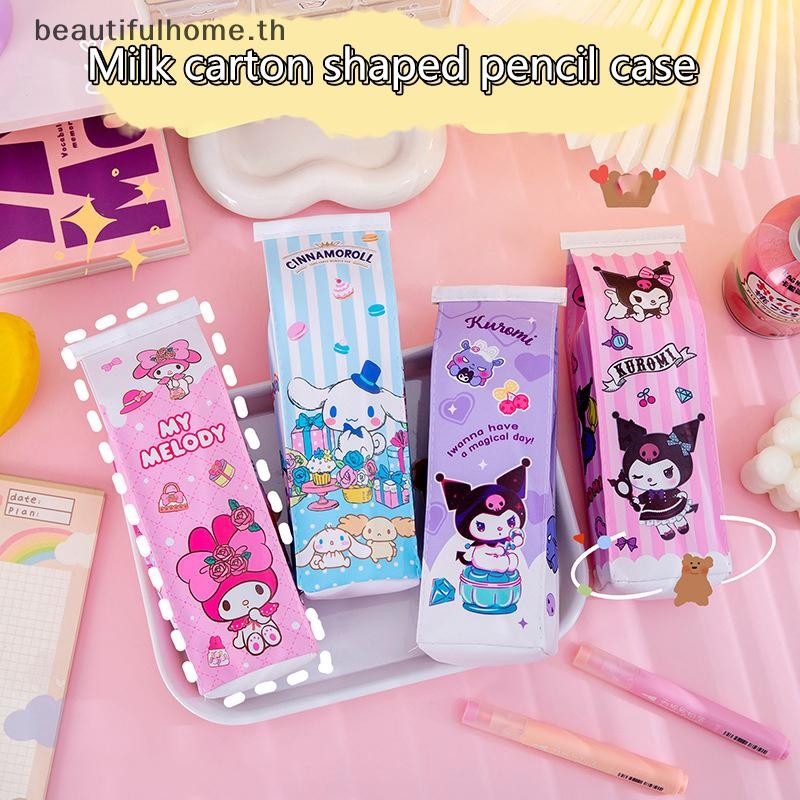 # อุปกรณ์การเรียน # Sanrio Kuromi Pochacco Melody Milk Box Shape ...