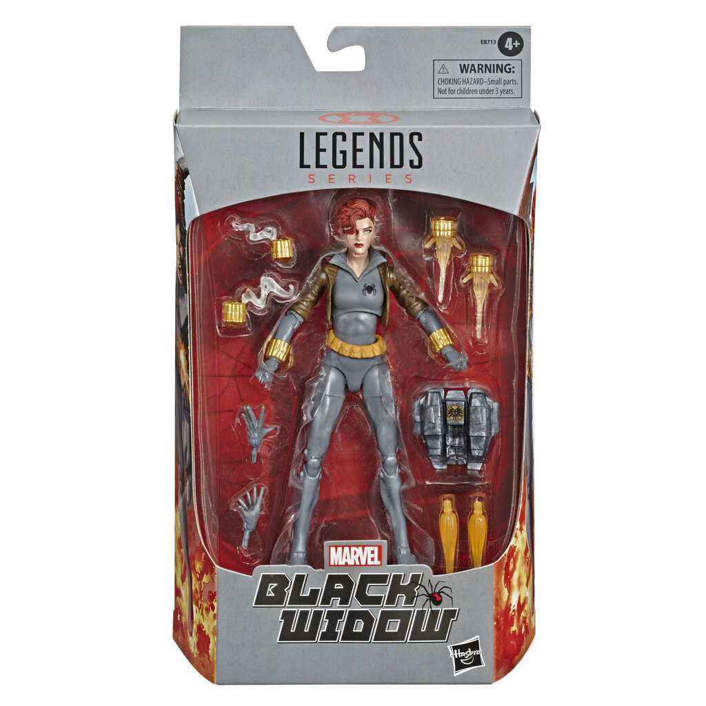 Hasbro Marvel Legends Series Black Widow Gray Suit 6-inch Figure ฮาสโบร ...