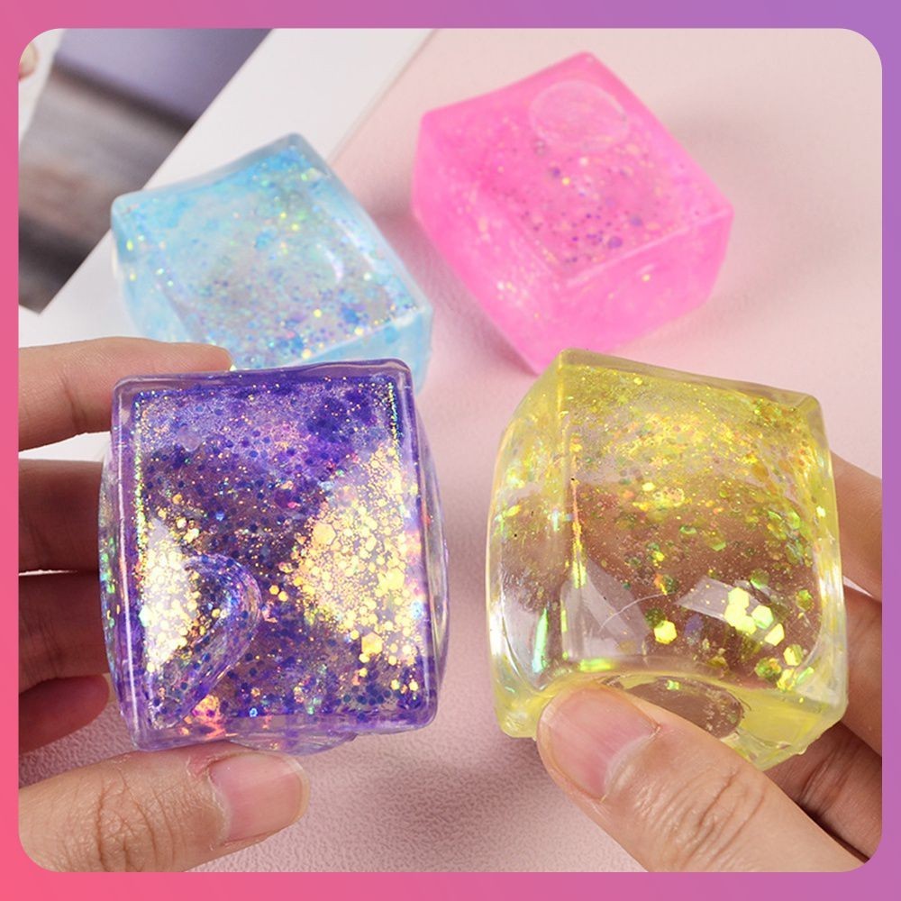 Creative Mini Squishy ของเล่น Mochi Ice Block ความเครียด Ball ของเล่น ...