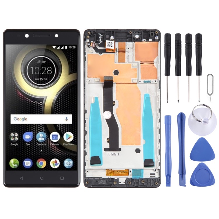 อะไหล่ OEM หน้าจอ LCD สําหรับ Lenovo K8 หมายเหตุ XT1902-3 Digitizer Full Assembly พร้อมกรอบ ...