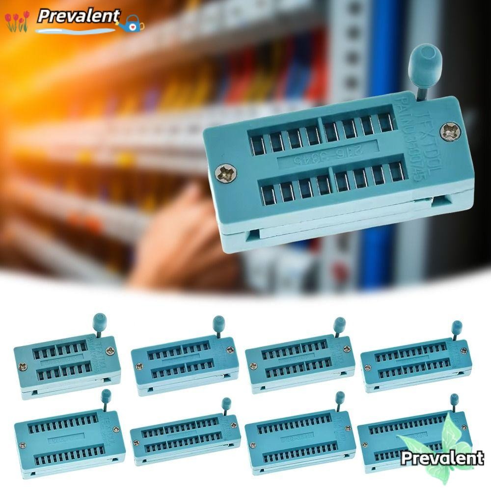 Preva IC Lock Seat ZIF Socket, 2.54 MM สีเขียว ZIF IC Socket, DIP ...