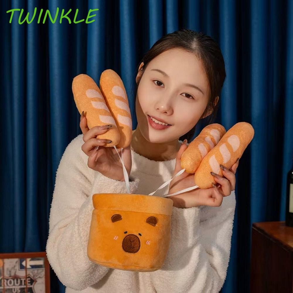 Twinkle1 จําลอง Capybara ของเล่น, สตรอเบอร์รี่นุ่มกล้วย Capybara ตุ๊กตาตุ๊กตา, ตลก 25 ซม.อะโวคา ...