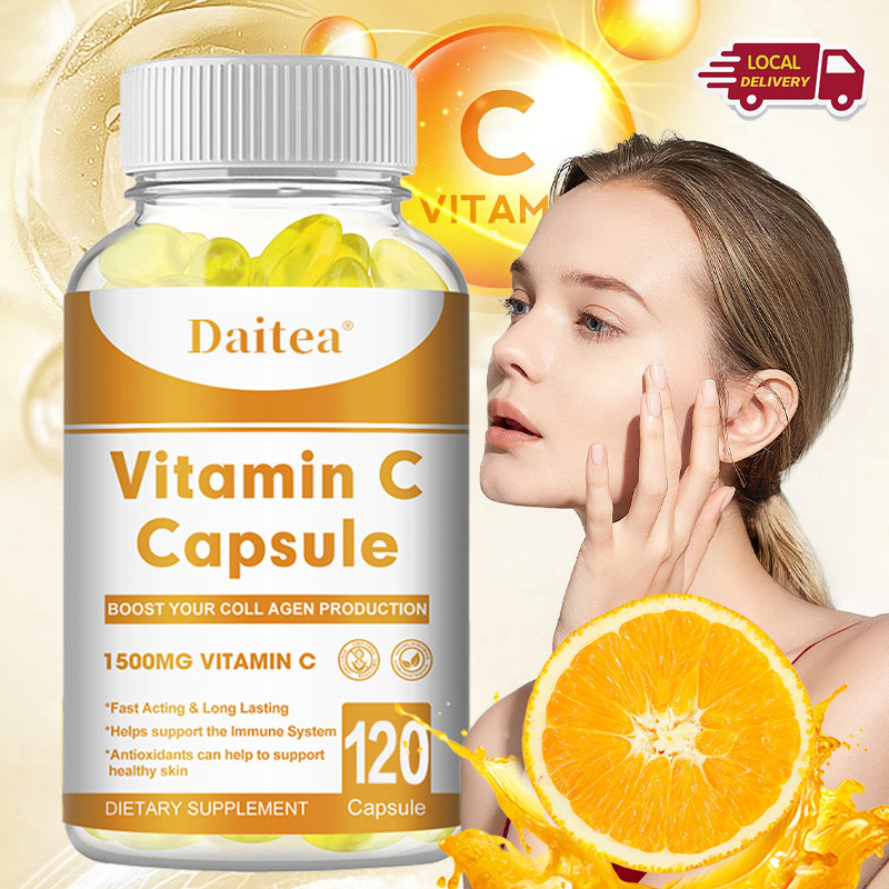 Daitea อาหารเสริมวิตามินซี - การสนับสนุนภูมิคุ้มกันตามฤดูกาล - สารต้าน ...