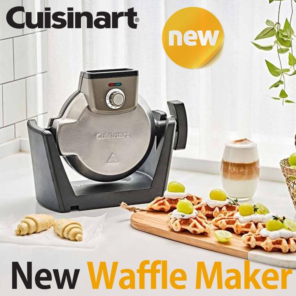 Cuisinart WAF-V400KR Belgian Waffle Sandwich Maker Pan Toaster Kitchen ...