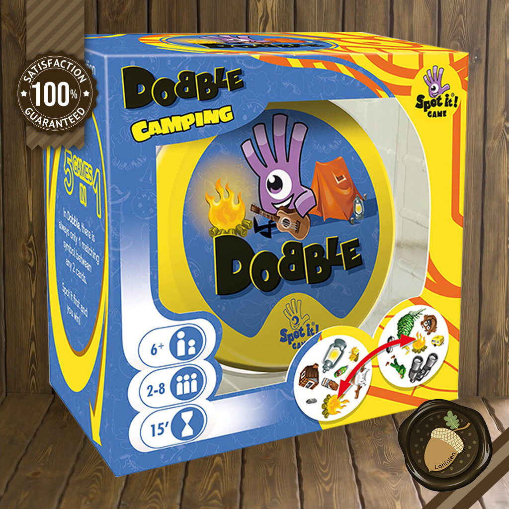 Dobble: Camping (Spot it) Board Game บอร์ดเกม | Shopee Thailand