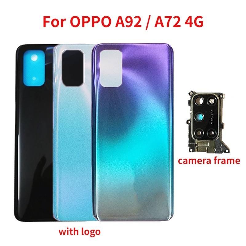 ใหม่ปกหลังสําหรับOppo A92 CPH2059 A72 4G CPH2067 แบตเตอรี่ด้านหลังประตู ...