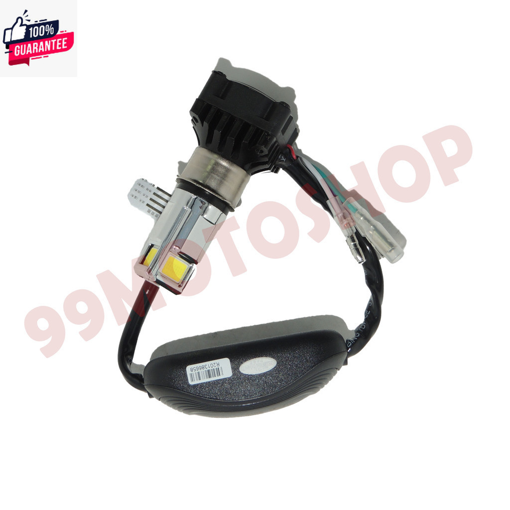 หลอดไฟหน้า RTD LED 3ชิป สีขาว MOTORCYCLE HEADLAMPS มีให้เลือกหลายแ ...