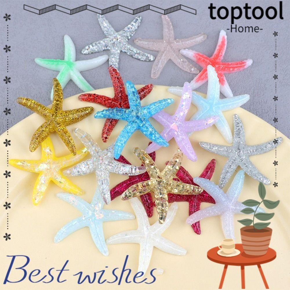 Toptool ฟิกเกอร์เรซิ่น รูปปลาดาวน่ารัก 40 มม. 10 ชิ้น | Shopee Thailand