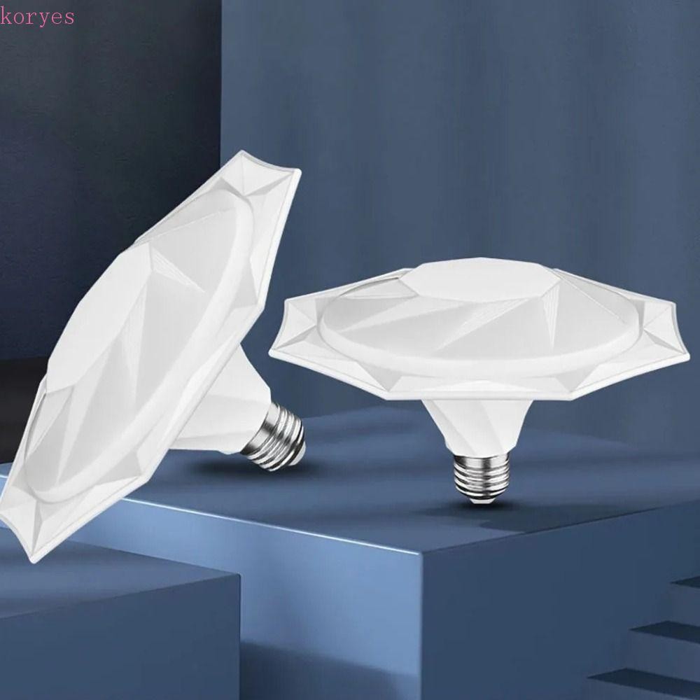 Koryes โคมไฟเพดาน, 40W 60W 80W 100W E27 หลอดไฟ LED, สปอตไลท์รอบ Cool White Super Bright โคมไฟใน ...