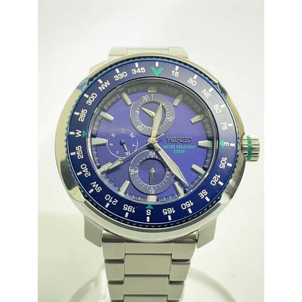 Seiko(ไซโก) SEIKO NEXTAGE Men's Watch Quartz Analog Stainless Steel BLU ...